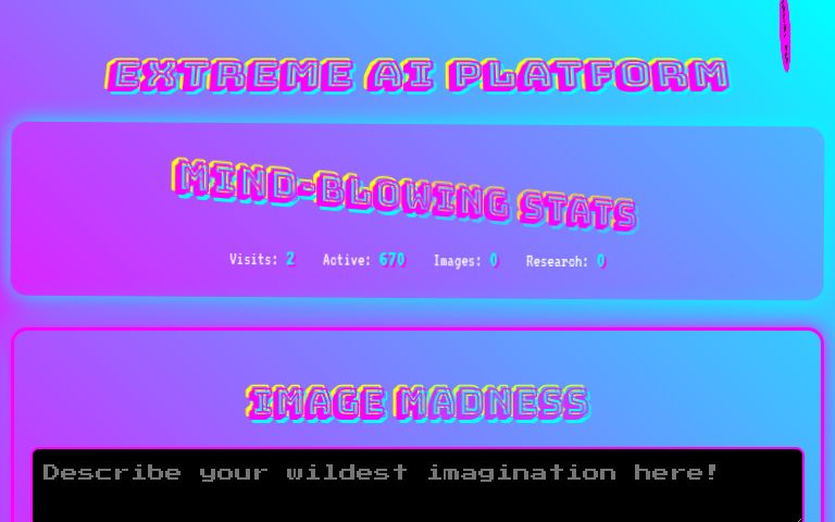 Extreme AI Platform ― Perchance Generator