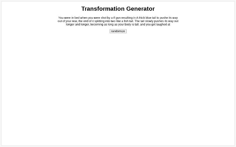 Transformation Generator