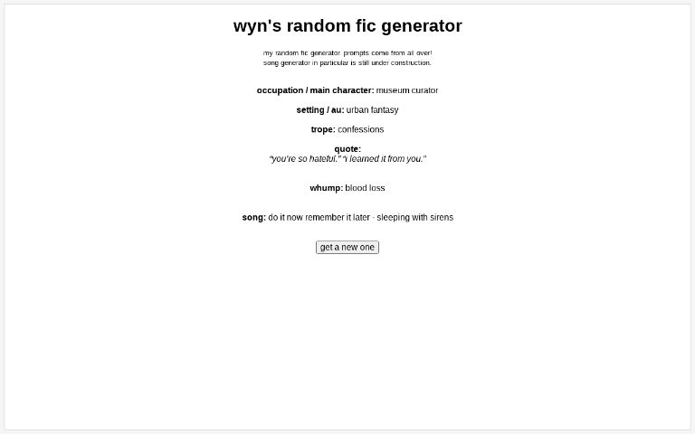 wyn's random fic generator