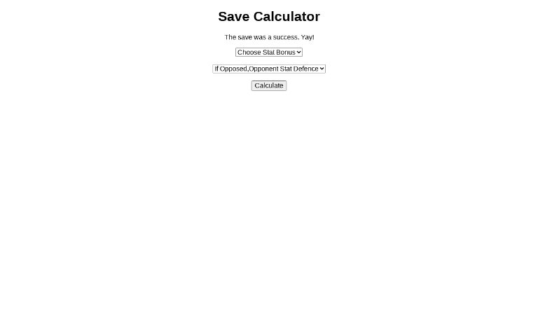 Save Calculator ― Perchance Generator