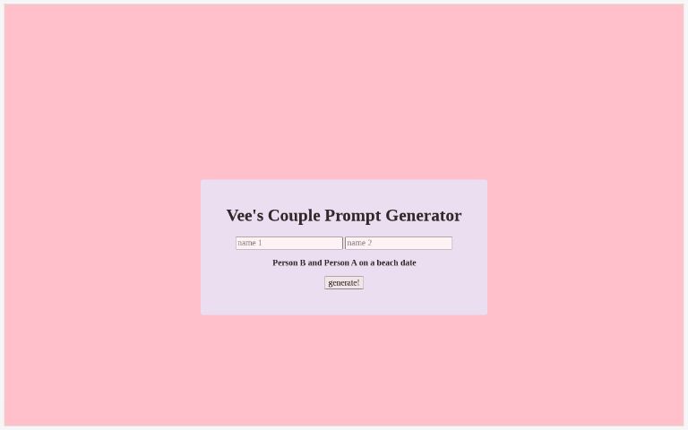 Vee's Couple Prompt Generator