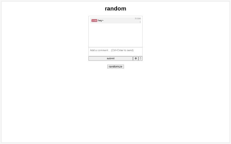 random ― Perchance Generator