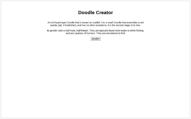 Doodle Creator ― Perchance Generator