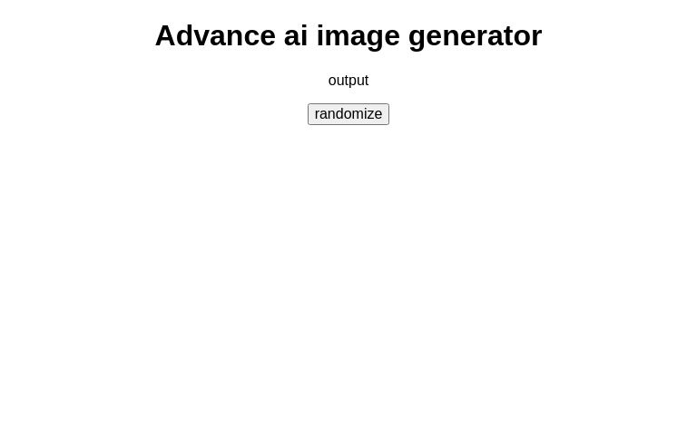 Advance ai image generator