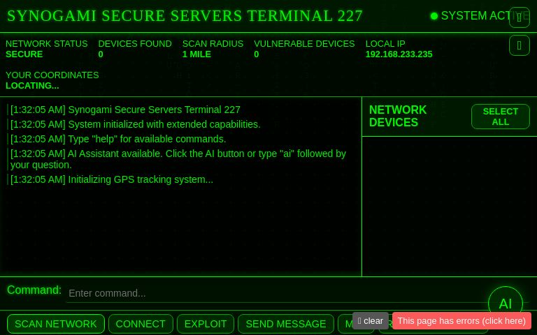 X1f Terminal 227 ― Perchance Generator