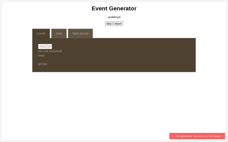 Event Generator