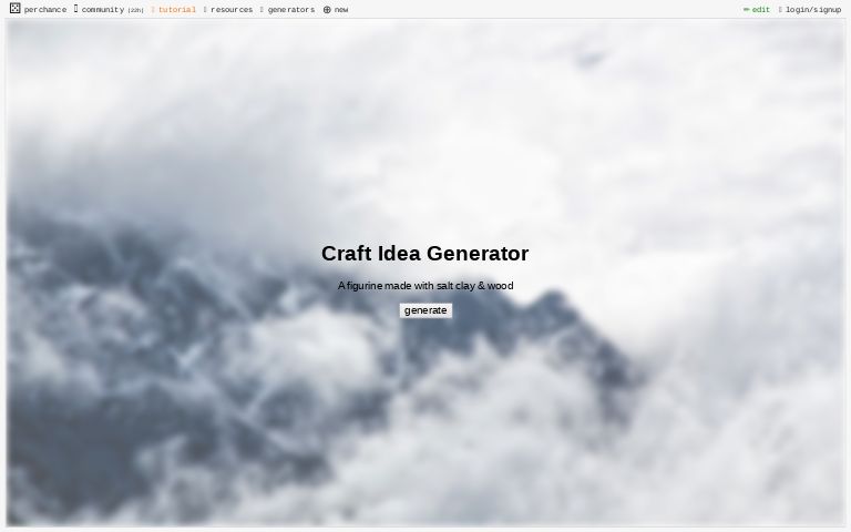 Craft Idea Generator