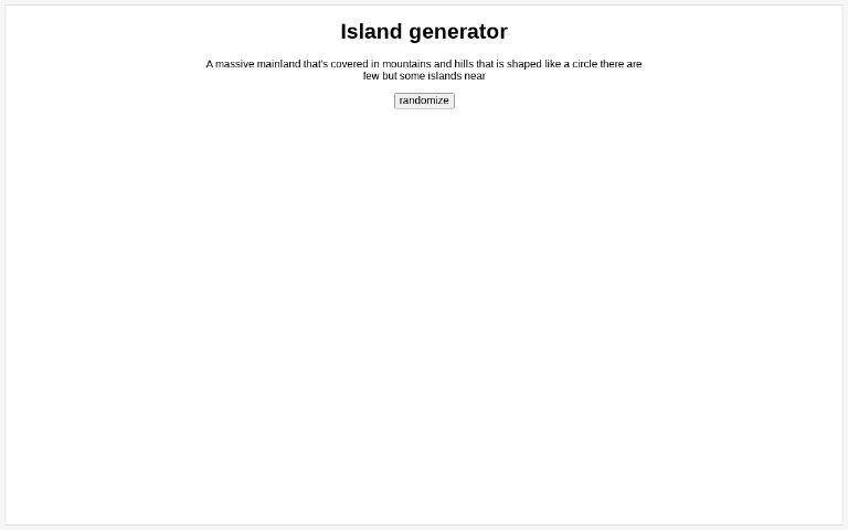 Island generator