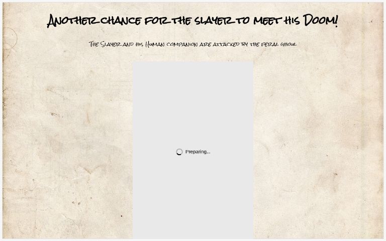 Another chance for the slayer to meet his Doom! ― Perchance Generator