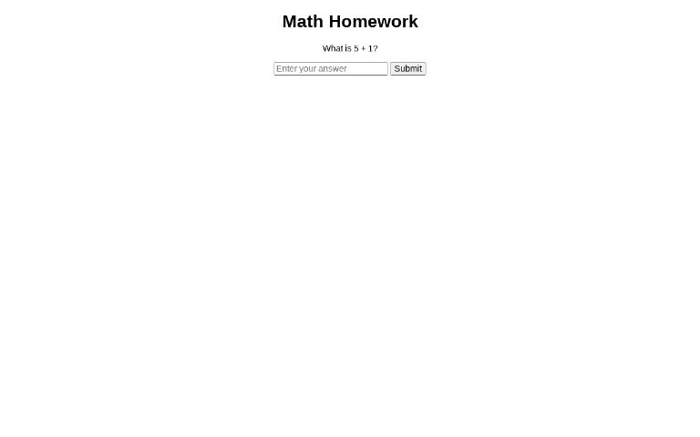 Math Homework ― Perchance Generator