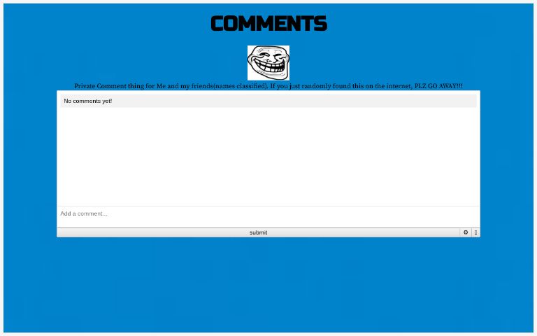 COMMENTS ― Perchance Generator