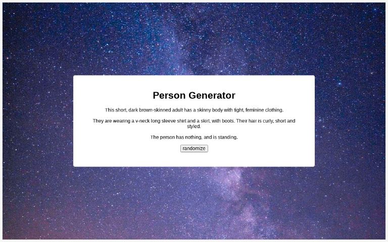 Person Generator