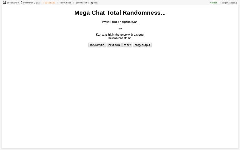 Mega Chat Total Randomness...
