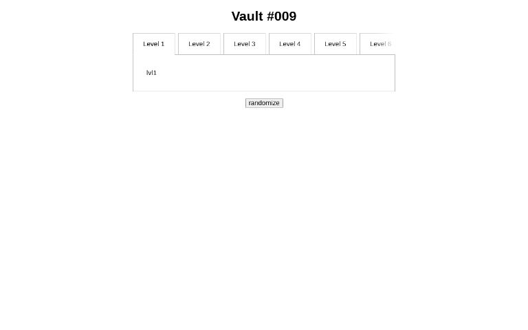 Vault #009 ― Perchance Generator