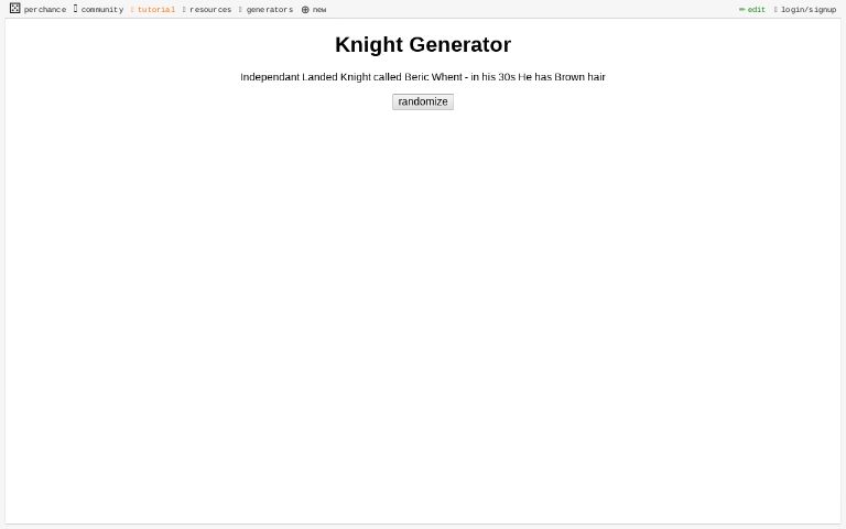 Knight Generator