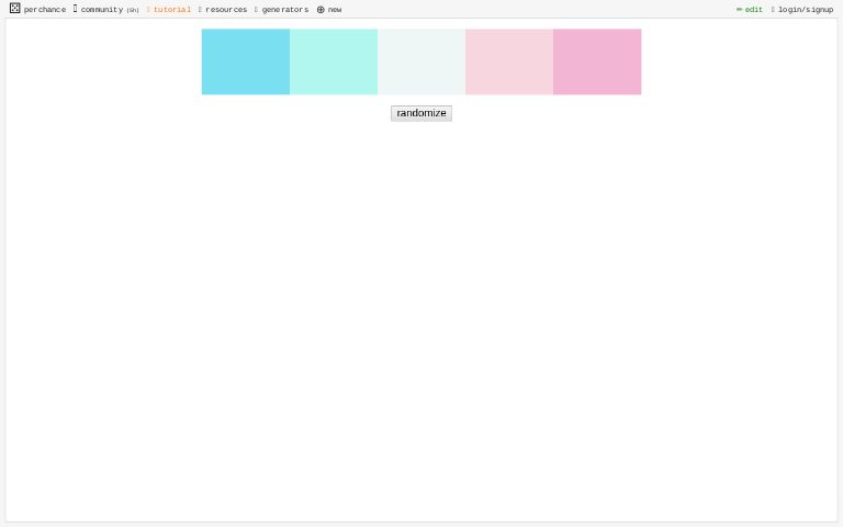 Minimal ― Perchance Generator