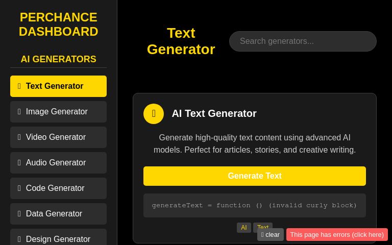 Minimal ― Perchance Generator