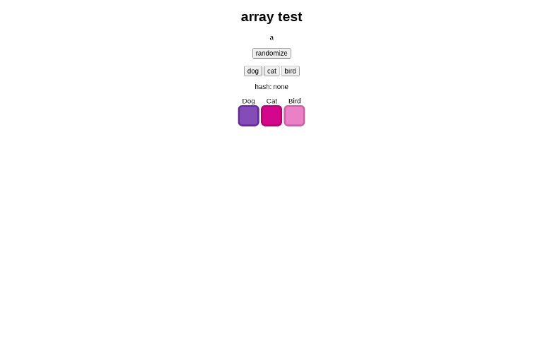 Array Test ― Perchance Generator