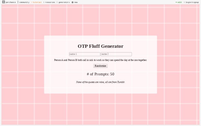 OTP Fluff Generator