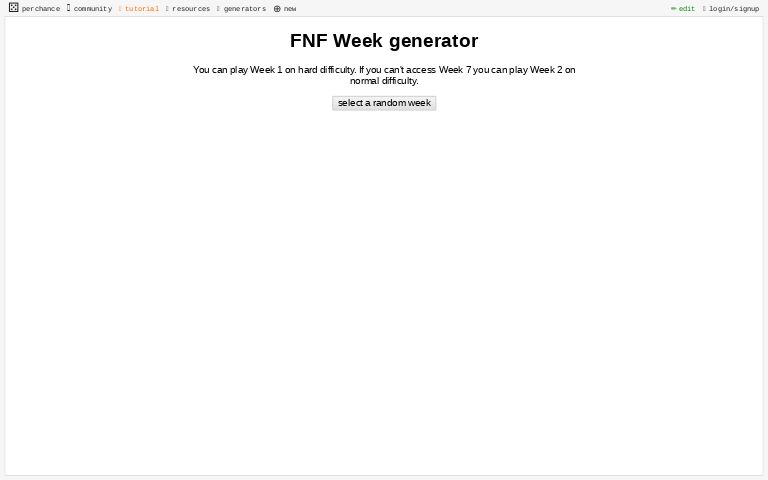 FNF Week generator
