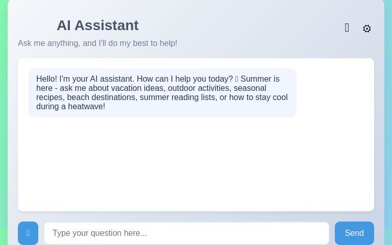 AI Assistant ― Perchance Generator