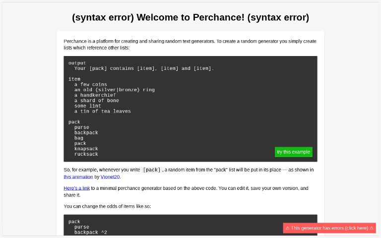 Create a Random Generator