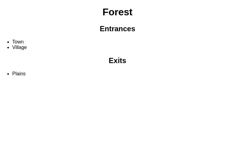 Forest ― Perchance Generator
