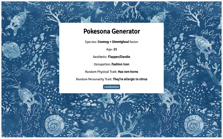 Pokesona Generator