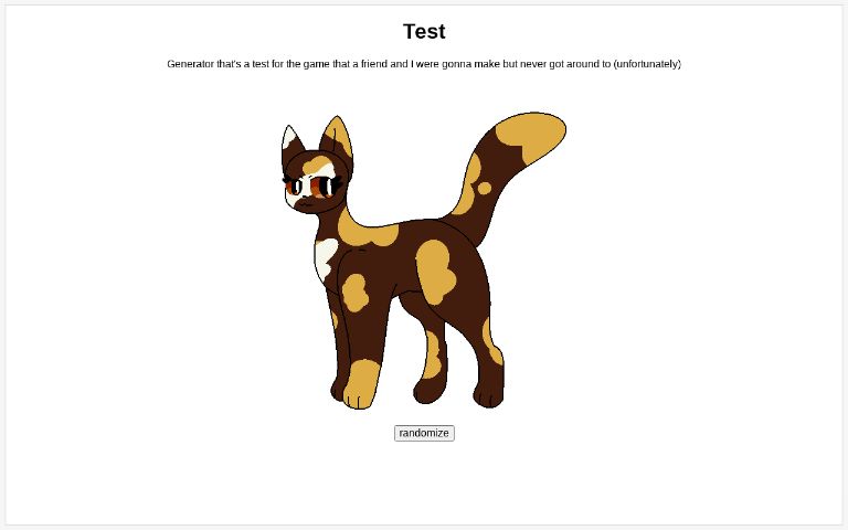 Test ― Perchance Generator