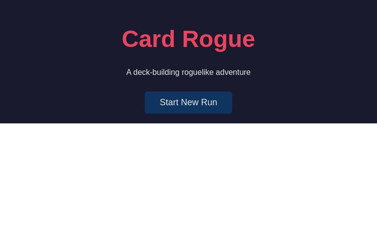 Card Rogue ― Perchance Generator