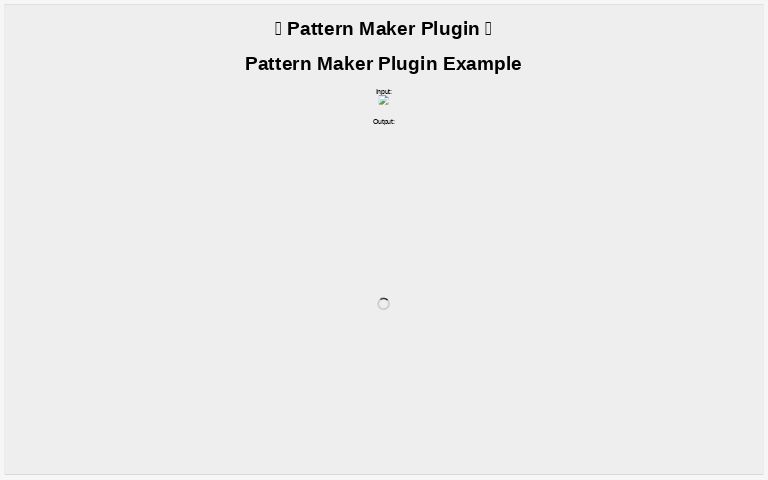 🦓 Pattern Maker Plugin 🎨