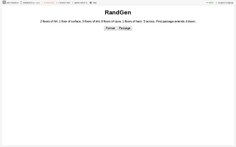 RandGen ― Perchance Generator