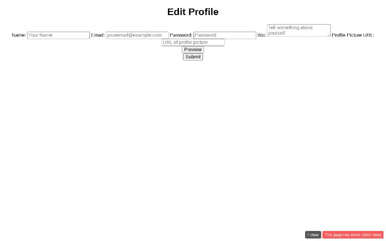 Edit Profile ― Perchance Generator