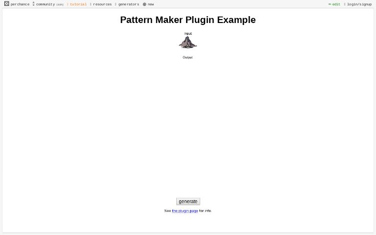 Pattern Maker Plugin Example