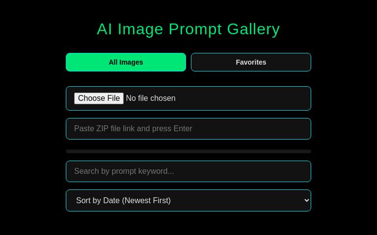 AI Image Prompt Gallery ― Perchance Generator