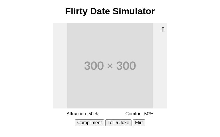Flirty Date Simulator ― Perchance Generator