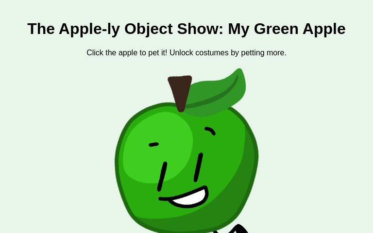 The Apple-ly Object Show: My Green Apple ― Perchance Generator