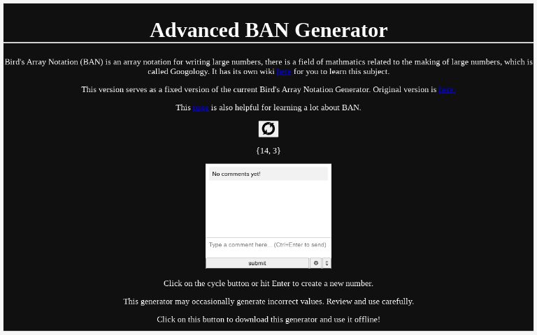 Advanced BAN Generator
