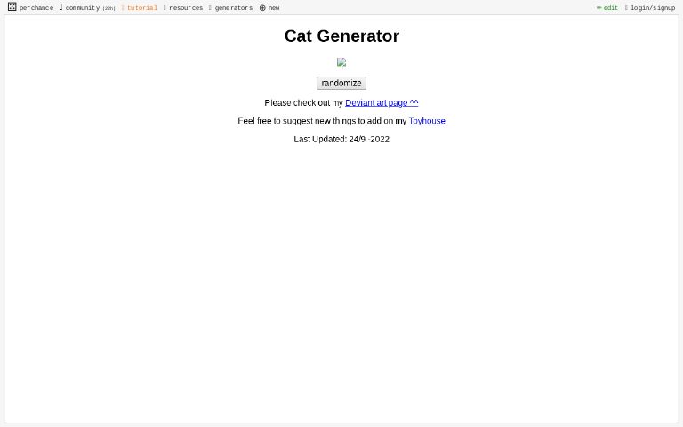 Cat Generator