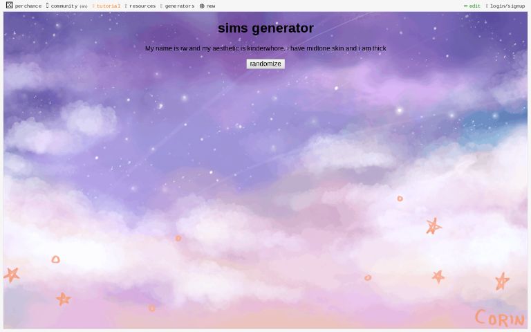sims generator