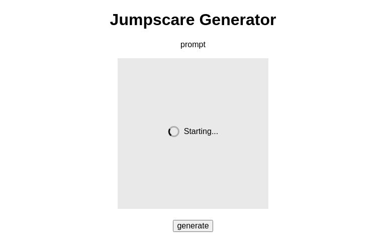 Jumpscare Generator