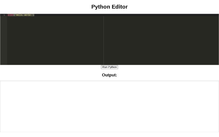 Python Editor ― Perchance Generator