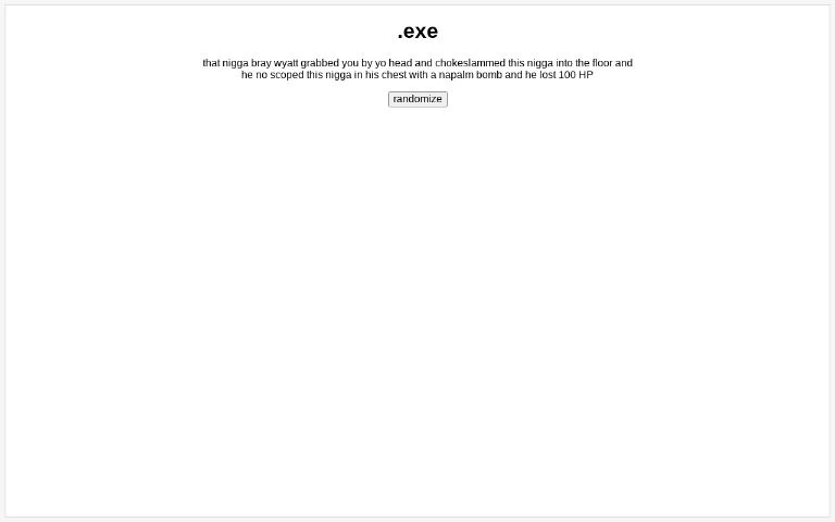 .exe ― Perchance Generator