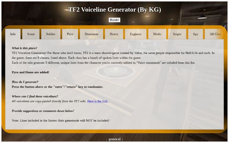 TF2 Voiceline Generator