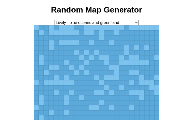 Random Map Generator