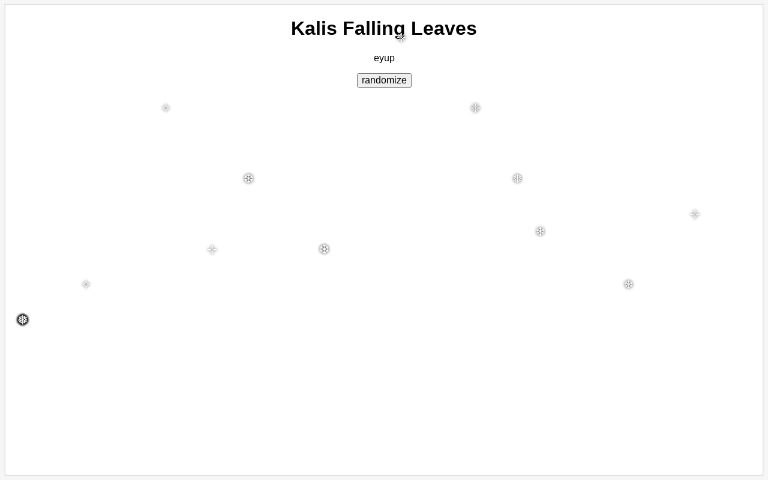 Kalis Falling Leaves ― Perchance Generator