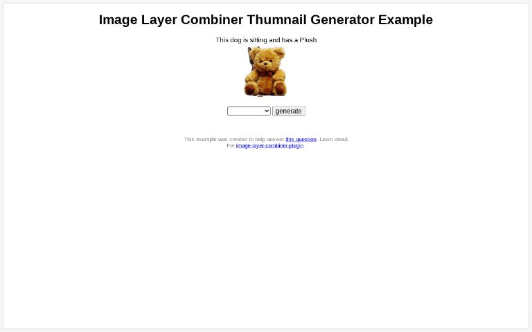 Image Layer Combiner Thumnail Generator Example