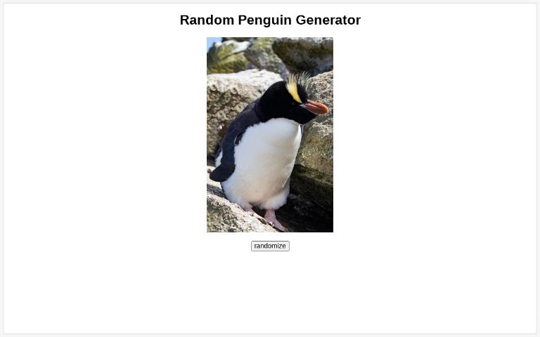 Random Penguin Generator