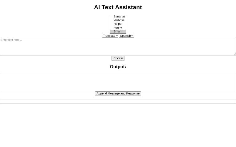 AI Text Assistant ― Perchance Generator