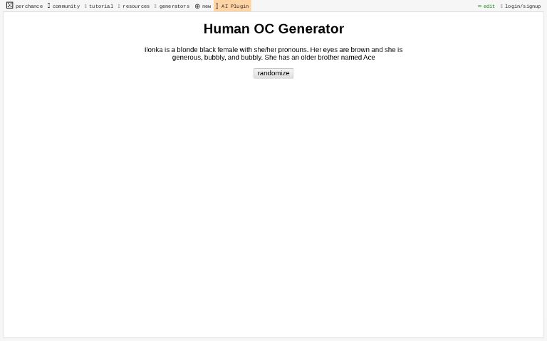 Human OC Generator